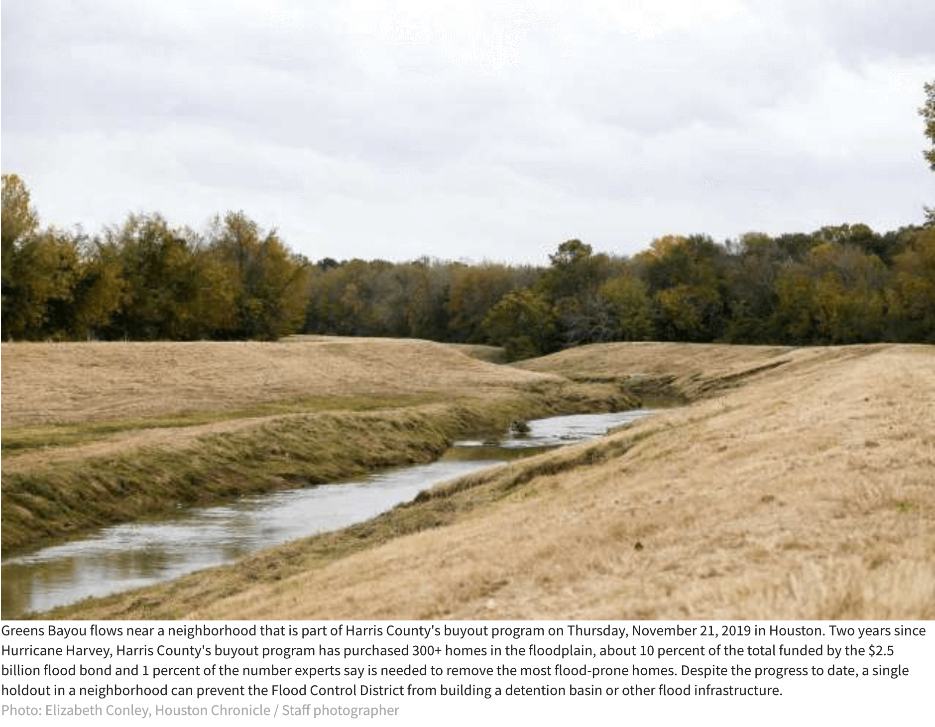 Opinion: Houston must pivot to nature-based flood mitigation - Bayou ...
