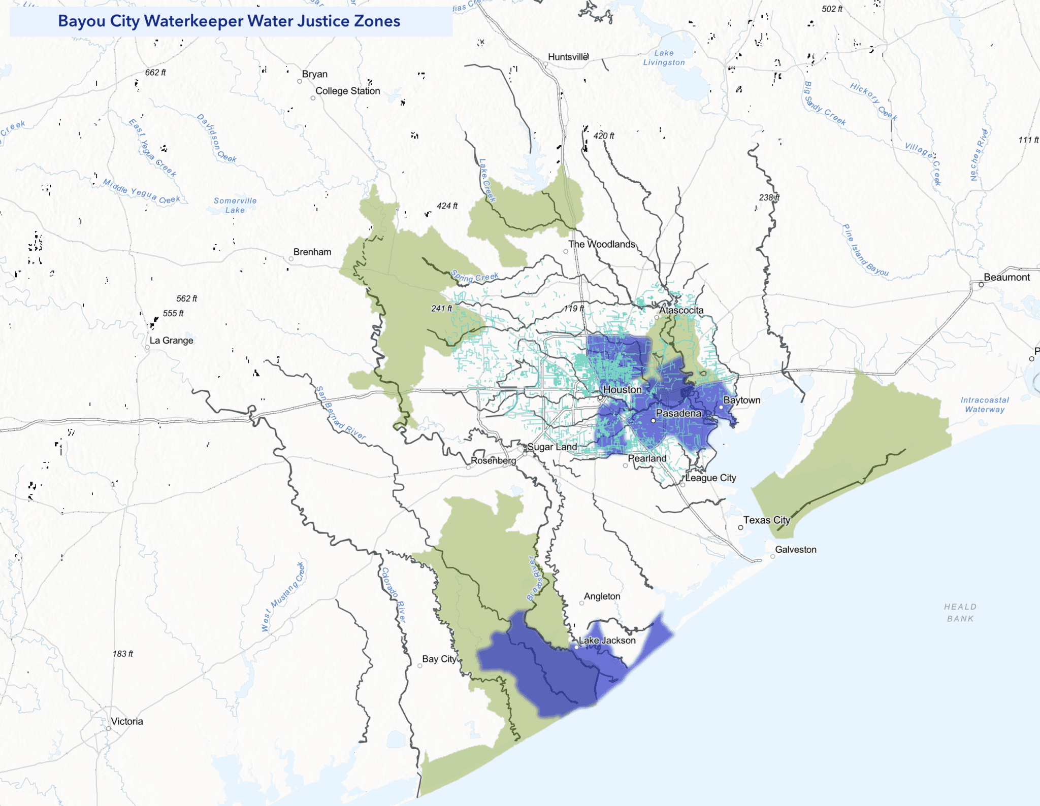 Launching Water Justice Zones - Bayou City Waterkeeper